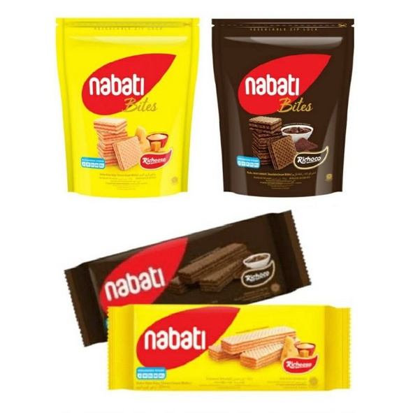 Jual Nabati Wafer 132g, Nabati Bites 115g (Keju dan Coklat) | Shopee ...