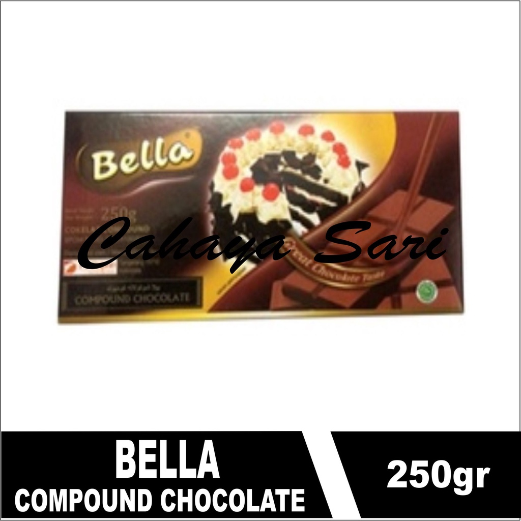 Jual Bella chocholate dark coklat compound 250gr | Shopee Indonesia