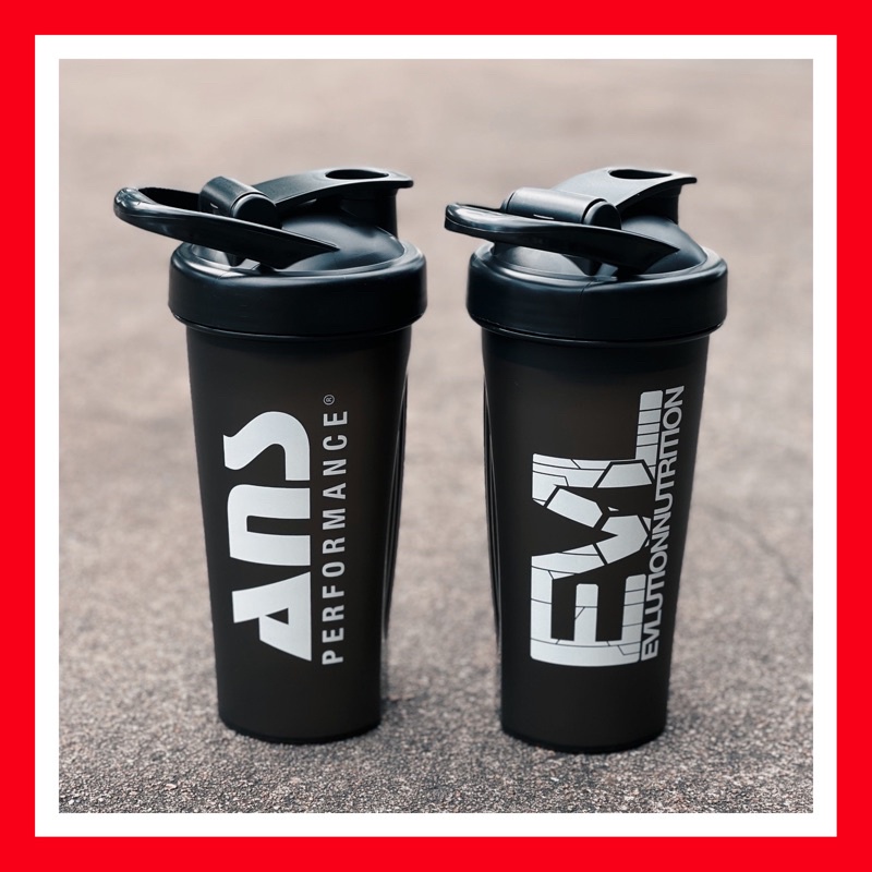 Jual Botol Shaker Premium Black Edition EVL ANS Hitam Black BPA FREE ...