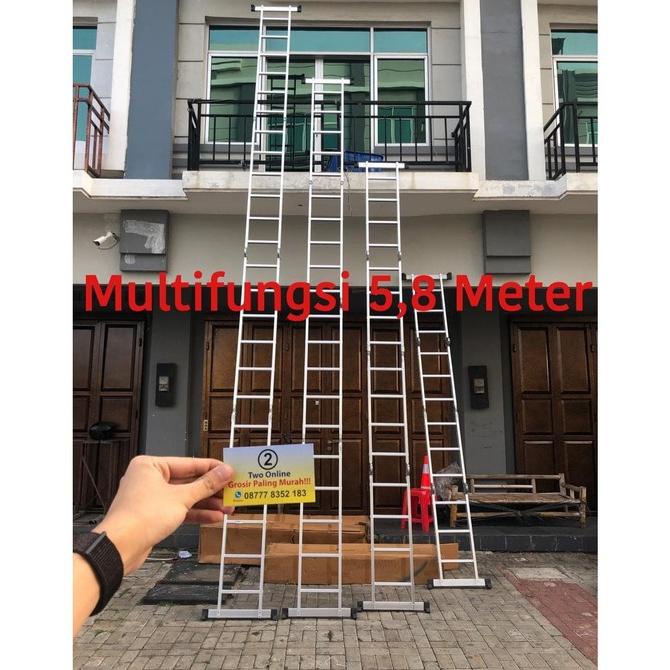 Jual TANGGA MULTIPURPOSE 5.8 METER TANGGA LIPAT TANGGA ALUMUNIUM AMG ...