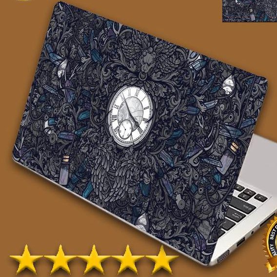 Jual Garskin Laptop jam art Skin Laptop Stiker Laptop | Shopee Indonesia