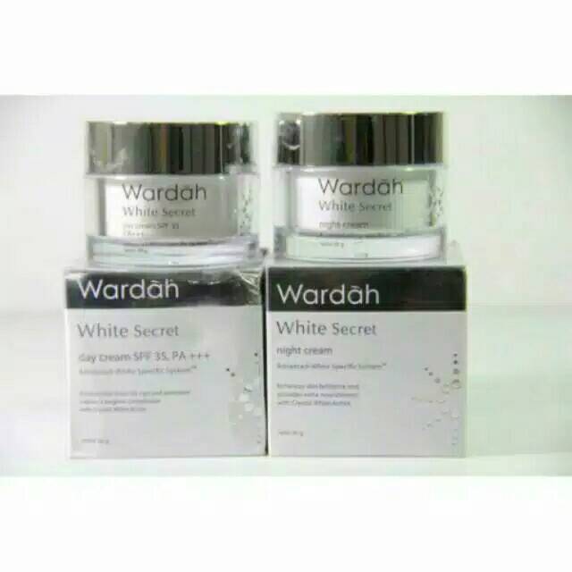 Jual Wardah white secret day & night cream 30gr | Shopee Indonesia