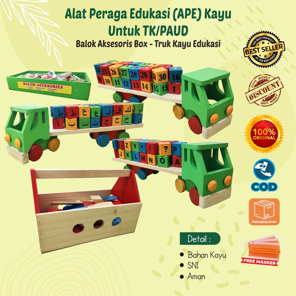 Jual Mainan Edukasi Anak - Mainan Kayu Edukasi Anak Alat Peraga Edukasi ...