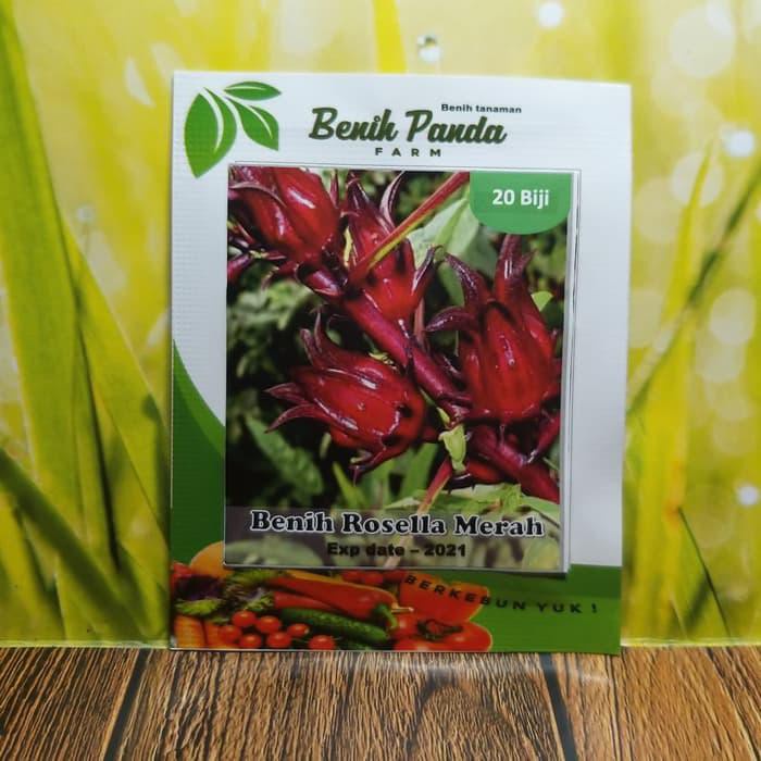 Jual ISI 20 BENIH BIJI BIBIT BUNGA ROSELLA HERBAL LOKAL PANDA FARM ATAU ...