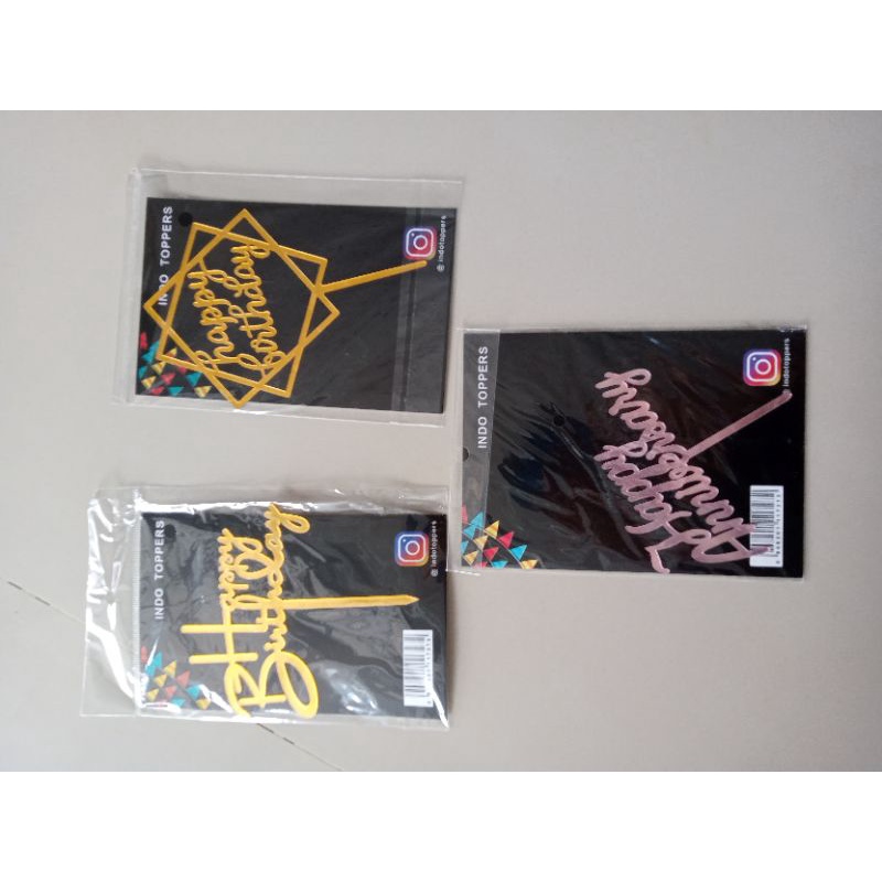 Jual TOPPER AKRILIK DEWASA / TOPER AKRILIK PP POLOS | Shopee Indonesia