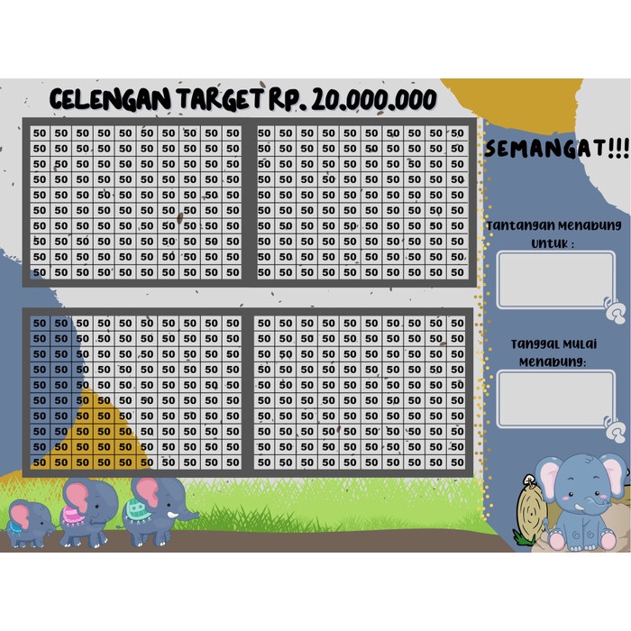 Jual CELENGAN- CELENGAN TARGET VIRAL TIKTOK JUMBO 28CMX11.5CM - 50 JUTA ...