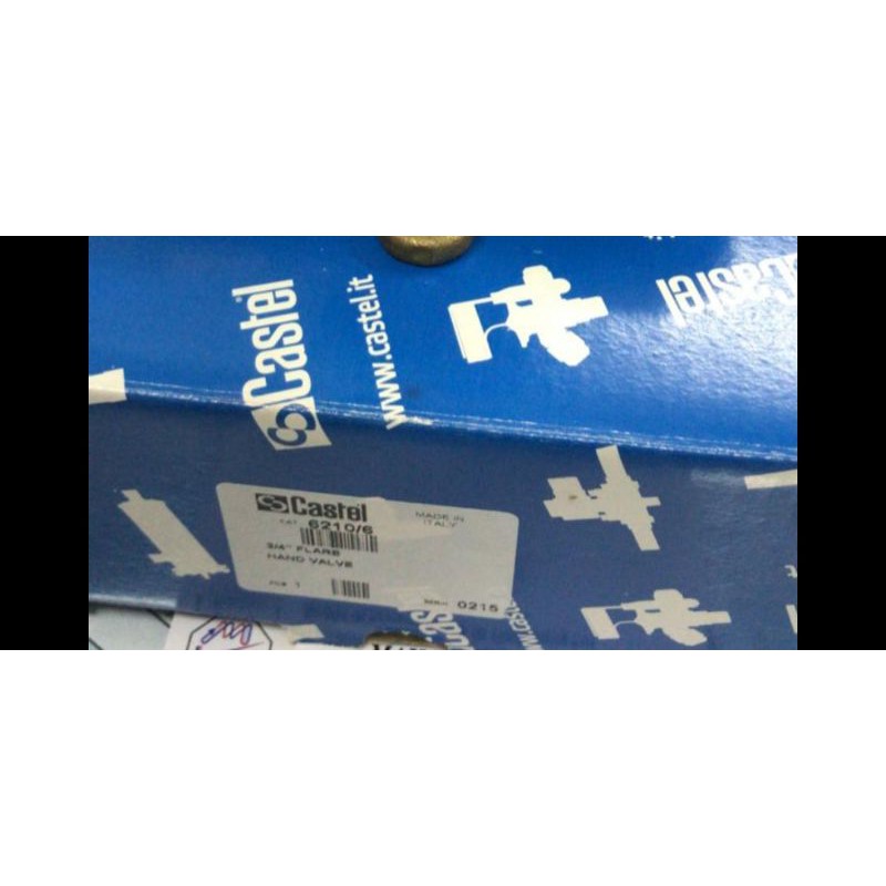 Jual Hand Valve 6210/6 Castel Ukuran 3/4" Type Flare | Shopee Indonesia