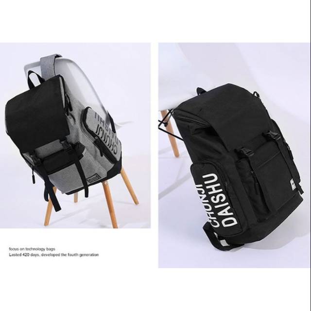 Jual Tas ransel pria chunji daisu | Shopee Indonesia