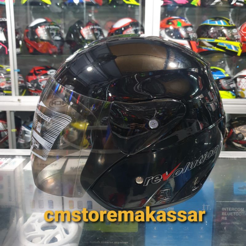 Jual Helm ACH Evo Half Face SNI Model Mirip GM Evo | Shopee Indonesia
