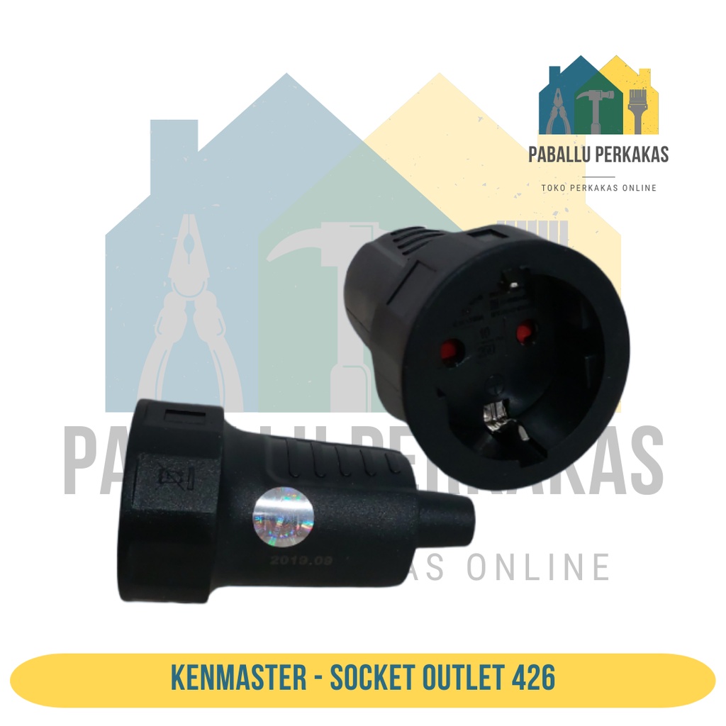 Jual Kepala Stop Kontak Kenmaster Socket Outlet 426 / Kenmaster Steker ...