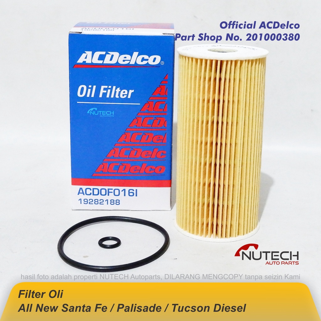 Jual Oil Filter Oli All New Santa Fe / Palisade / Tucson Diesel ACDelco ...