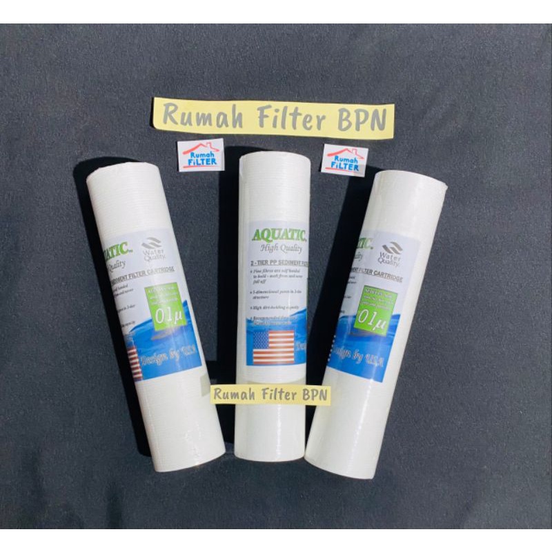 Jual Cartridge Filter Merk "AQUATIC" / Sediment Filter | Shopee Indonesia