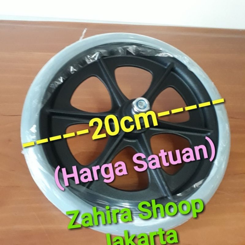 Jual Roda ban depan Kursi Roda Ukuran 8inch ( 20cm ) Sparepart Suku ...