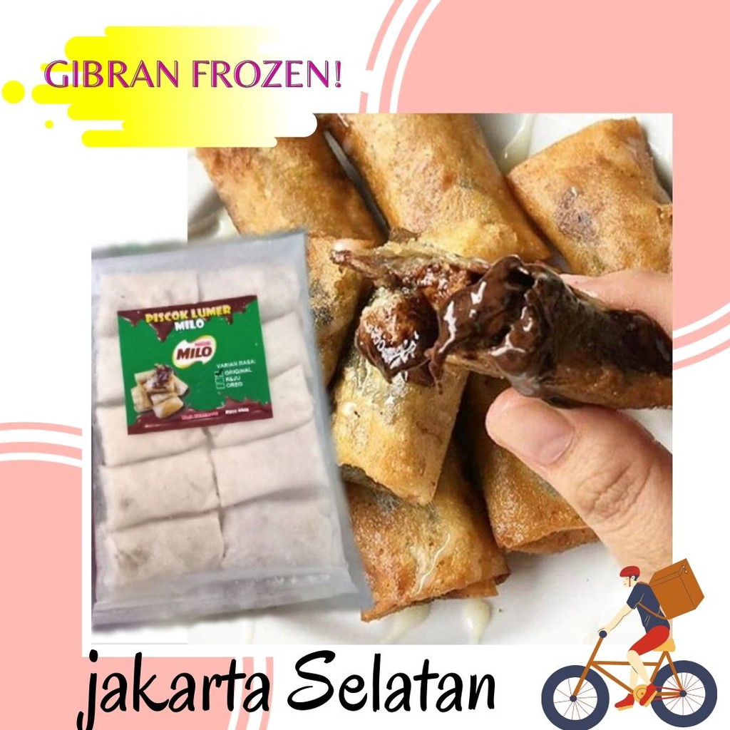 Jual Pisang Coklat Milo Piscok Milo Makanan Beku lainnya Cemilan Manis ...