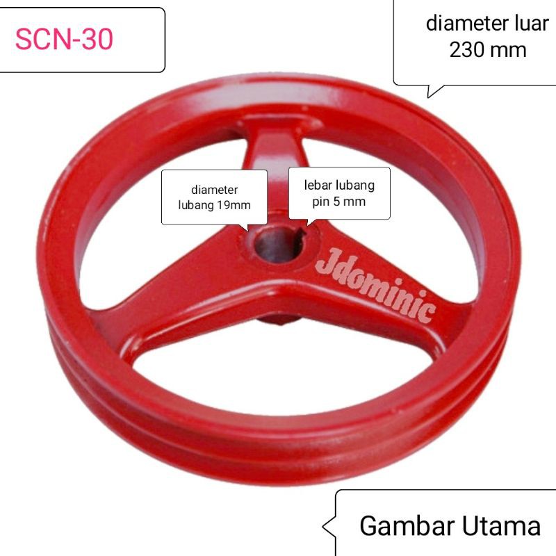 Jual pulley SCN-30 power sprayer sanchin spray sprey alat mesin cuci ...