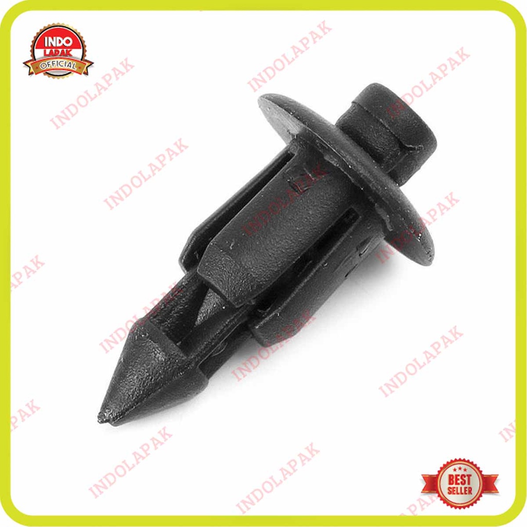 Jual 10 pcs Baut/Baud Kancing/Klip Body Plastik Rivet hitam ukuran ...
