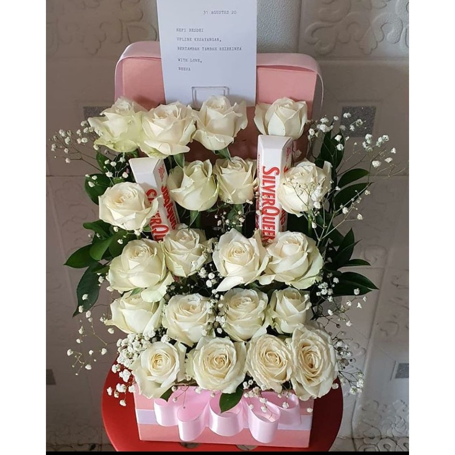 Jual FLOWER BOX | BUNGA BOX | KADO ULTAH ANNIVERSARY WISUDA LAMARAN ...