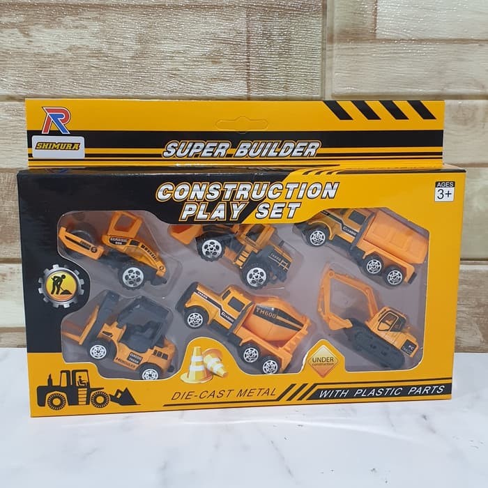 Jual Mainan Diecast Construction Metal Truck Kontruksi | Shopee Indonesia
