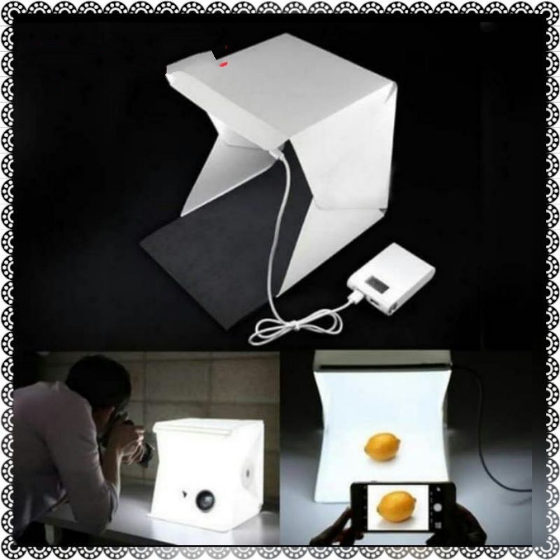 Jual Studio Mini Untuk Foto Produk Online / Mini Photo Studio Portable ...