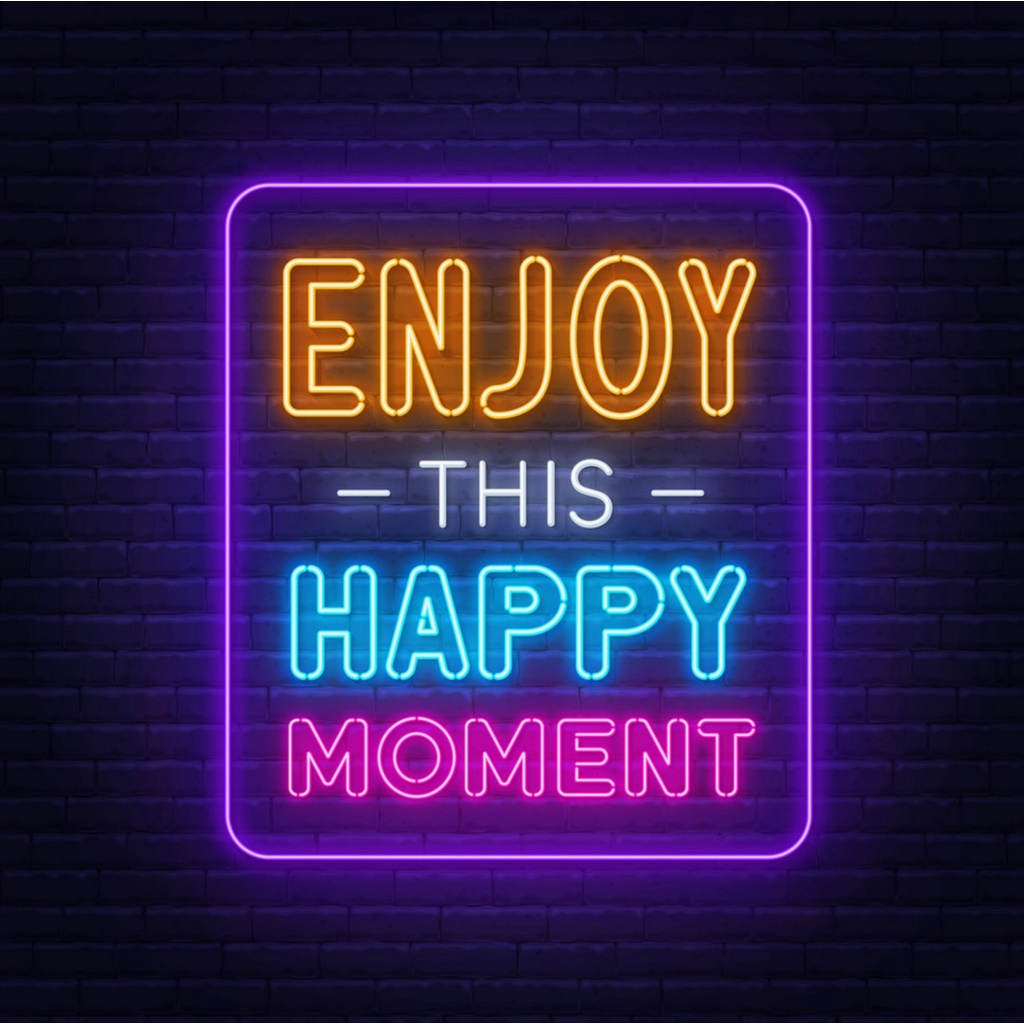 Jual Poster Kayu NEON / pajangan dinding studio/ typography/ WallDecor ...