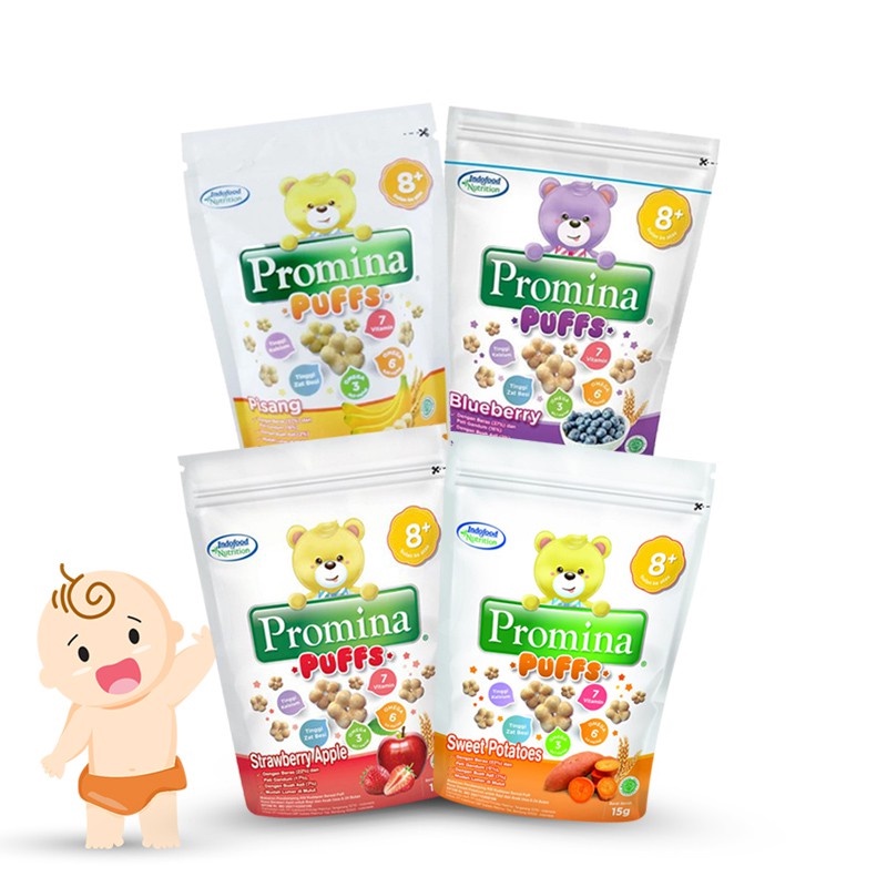 Jual Promina Puff Snack / Makanan Ringan 15 gram | Shopee Indonesia