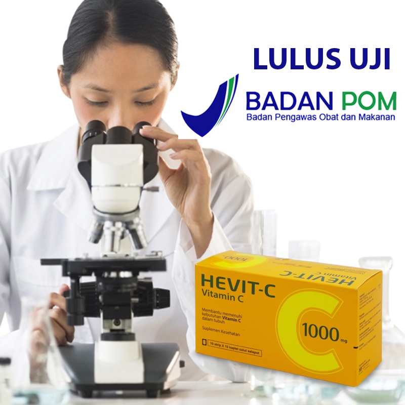 Jual KALBE Suplemen Kesehatan Kaplet 10 Strip Hevit-C 1000 MG Kebutuhan ...
