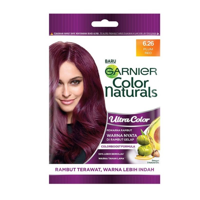 Jual Garnier Hair Color - 6.26 Merah Plum (PLUM RED) | Shopee Indonesia