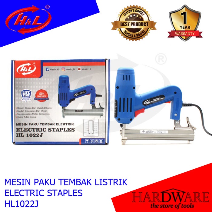 Jual H&L Mesin Paku Tembak Electric / Electric Staples HL 1022J ...