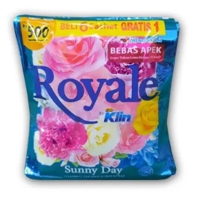 Jual ROYALE PEWANGI SOFTENER PAKAIAN 13 ML SACHET RENCENG SUNNY DAY ...