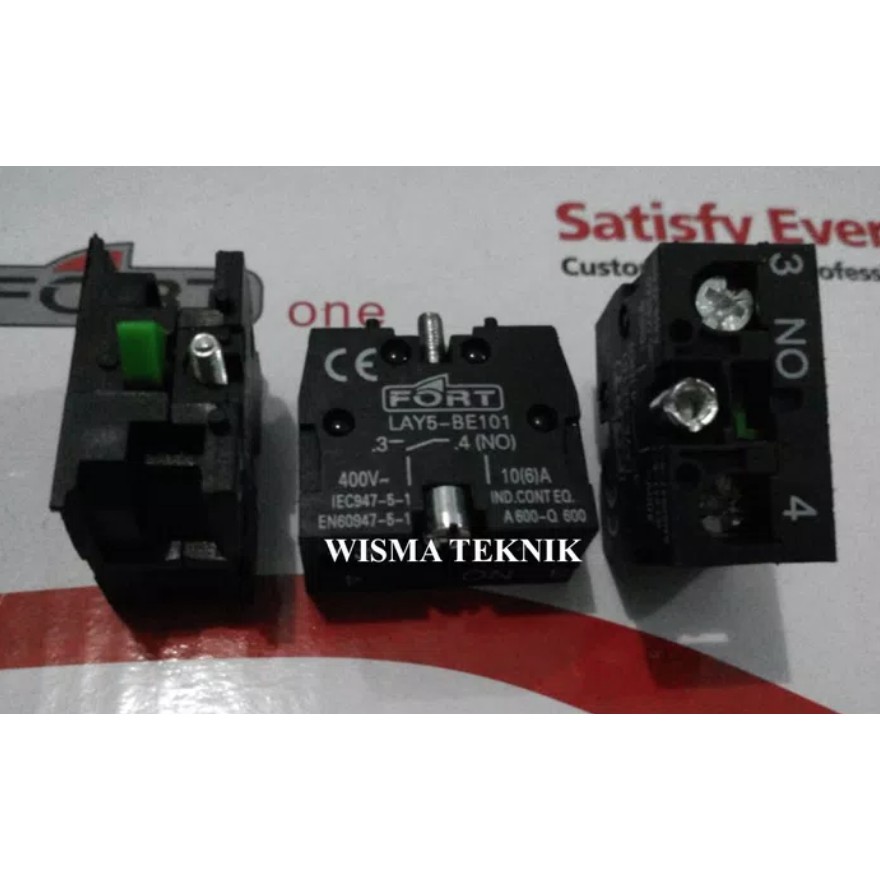 Jual KONTAK BLOK/ CONTACT BLOCK NO FORT LAY5-BE101 | Shopee Indonesia