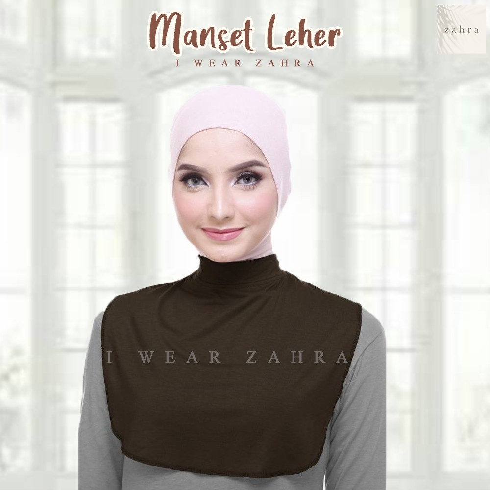 Jual MANSET LEHER - Penutup Dada Bahan Adem Murah Hijab Dalaman Baju ...