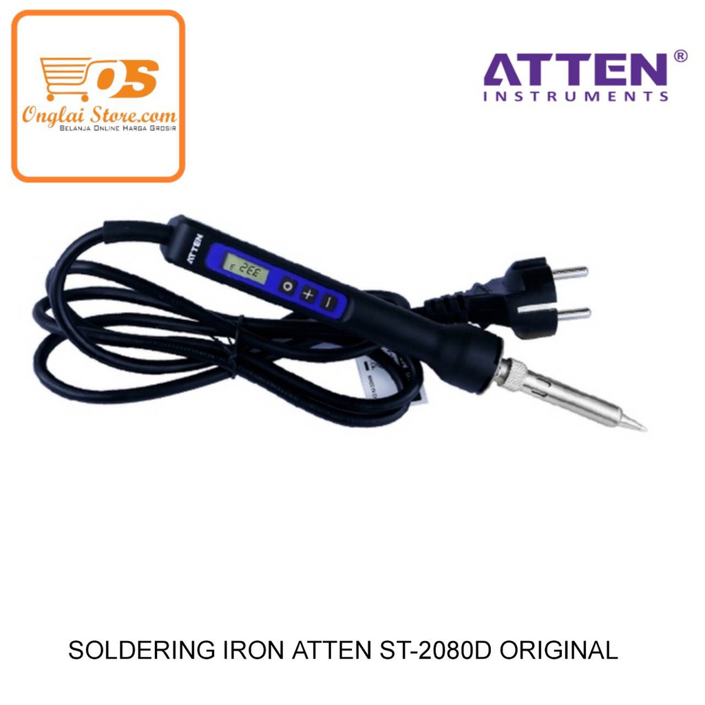 Jual SOLDERING IRON ATTEN ST-2080D ORIGINAL | Shopee Indonesia