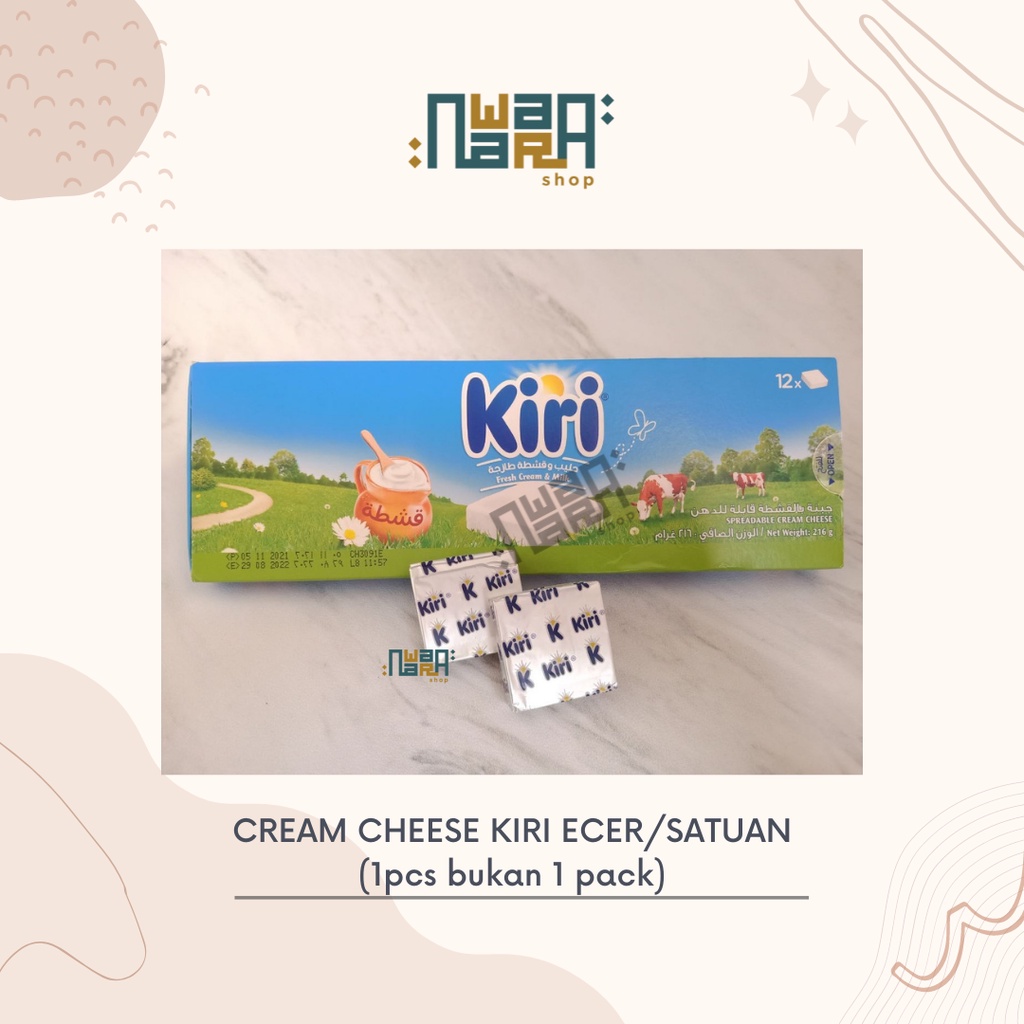 Jual KIRI Cream Cheese Keju MPASI Bayi Plain Cheese ( ECER / SATUAN ...