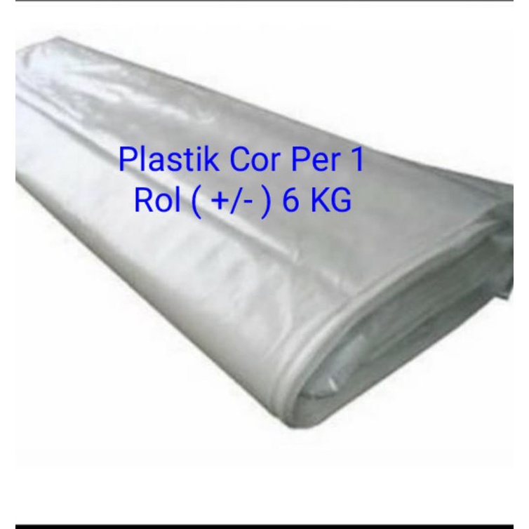 Jual Plastik Bangunan Dak Beton Plastik Cor Bening 2 Lapis Per Rol ...