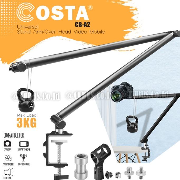 Jual Costa Cb-A2 Boom Arm/Overhead/Table Stand Arm Dslr Kamera,Hp,Light ...