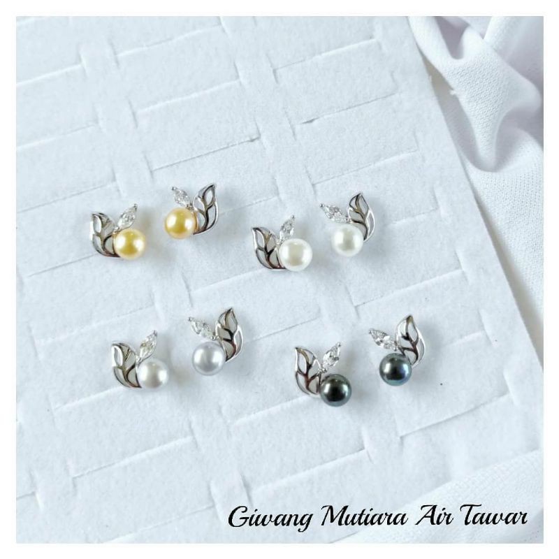 Jual Giwang Minimalis Mutiara Air Tawar | Shopee Indonesia