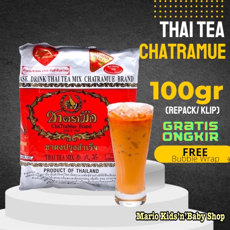 Jual Thai Tea Chatramue Original 50gr / 100gr (Repack) | Shopee Indonesia