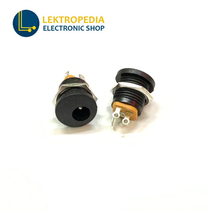 Jual Soket Female DC 3p Bulat Jack Konektor Baut Power Socket Cewek ...