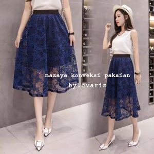 Jual ROK BRUKAT IMPORT PREMIUM BROKAT PENDEK WANITA LACE SKIRT PESTA ...