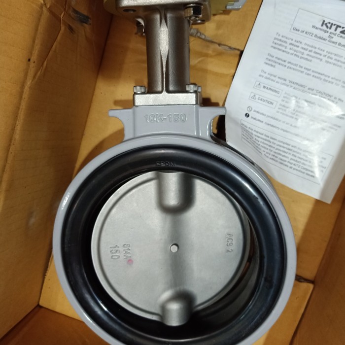 Jual Butterfly valve 6"inch KITZ ORIGINAL | Shopee Indonesia