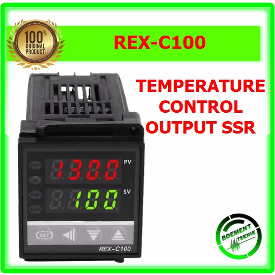 Jual Temperatur Temperature Controller Output SSR REX-C100 PID | Shopee Indonesia