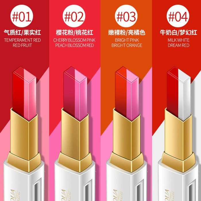Jual Bioaqua Double Color Lipstick Lip Bar Original Two Tone Lip ...