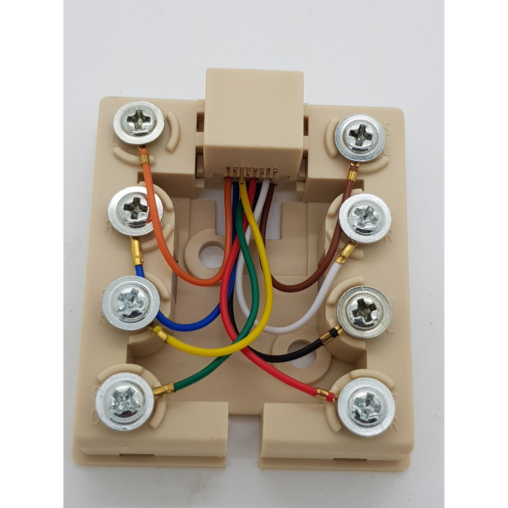 Jual Roset Rj45 ( 8 Pin ) 1 Lubang [Gratis Ongkir] | Shopee Indonesia