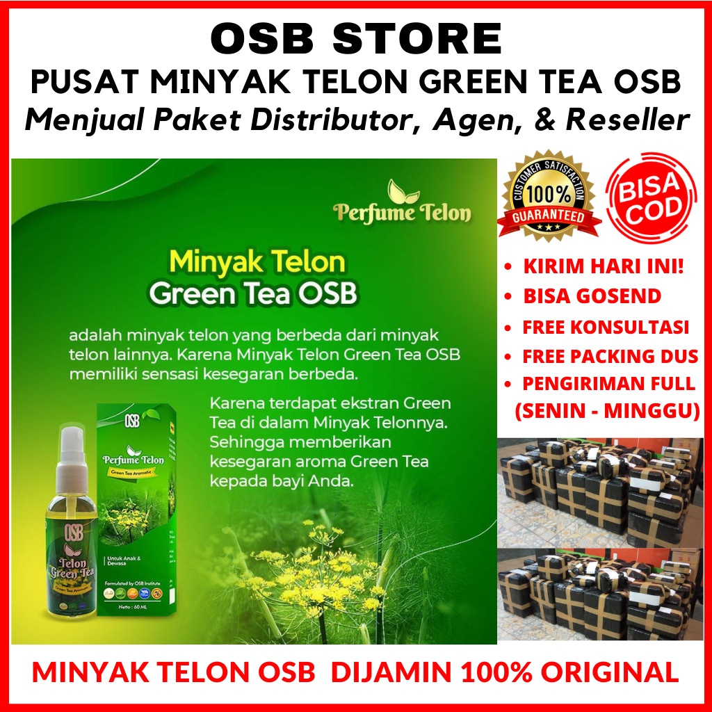 Jual OSB Minyak Telon Green Tea Aromatic, Parfum Telon | Shopee Indonesia
