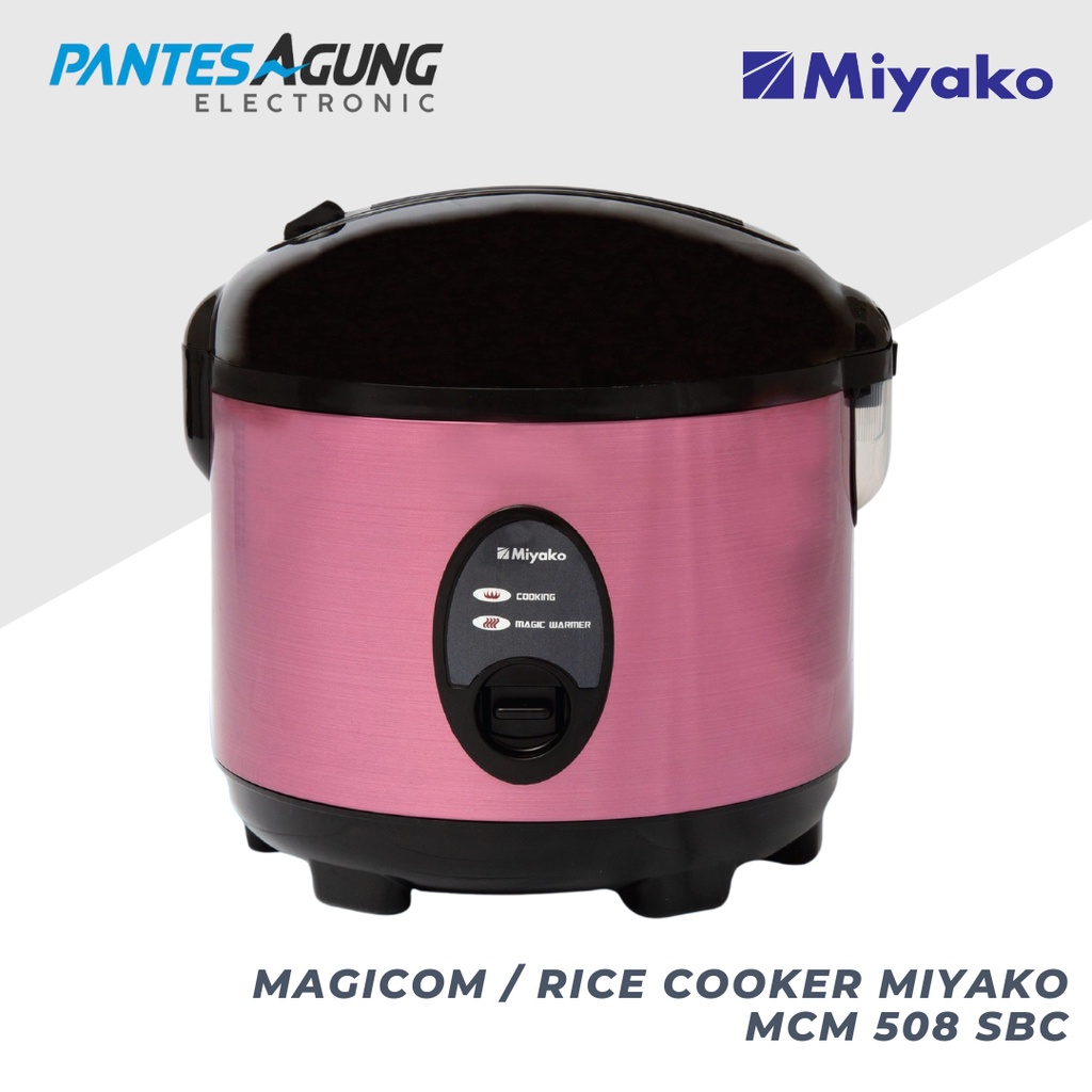 Jual MAGICOM / RICE COOKER MIYAKO MCM 508 SBC / MCM507SBC | Shopee ...
