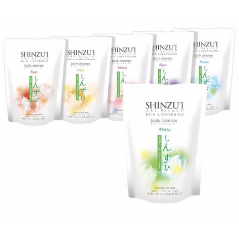 Jual Shinzu’i Skin Lightening Body Cleanser Refill Matsu 420 mL ...