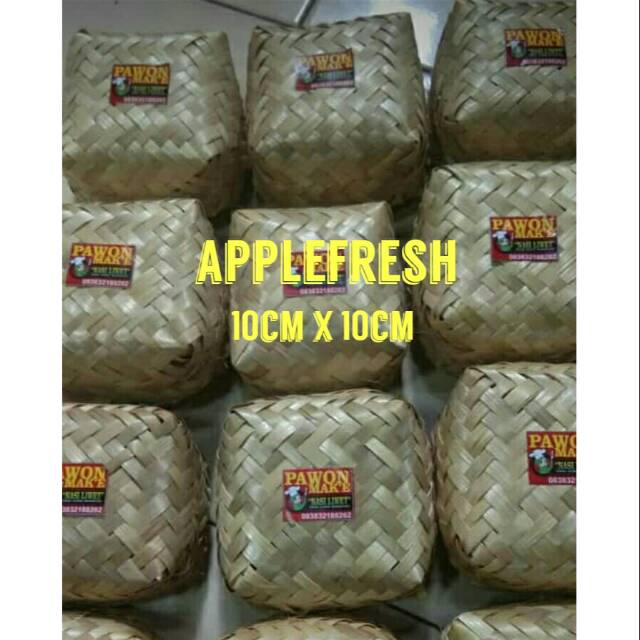 Jual 20 pasang (1 kodi) Besek premium 10x10|Besek bambu murah|Grosir ...