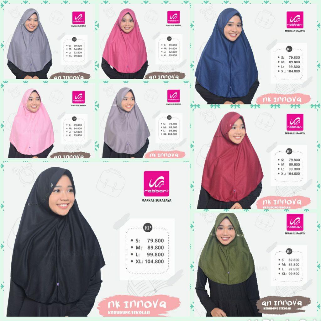 Jual Rabbani - Kerudung Instan AN Innova LX XL - Fashion Muslim - Zaidan Mall | Shopee Indonesia