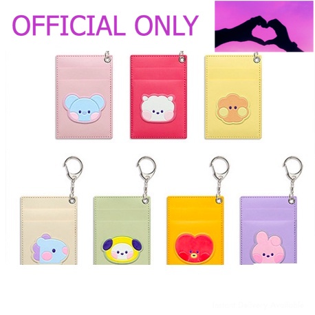 Jual OFFICIAL ONLY - Monopoly BT21 minini LEATHER PATCH CARD HOLDER OFFICIAL | Shopee Indonesia