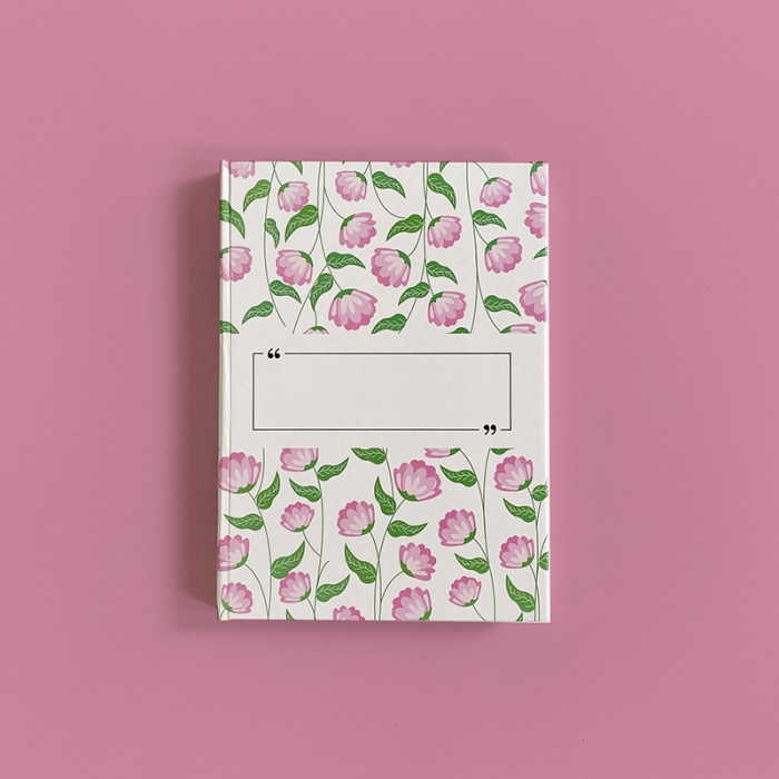 Jual Buku tulis kosong cantik Peekmybook - Blank Space Pink / Buku ...